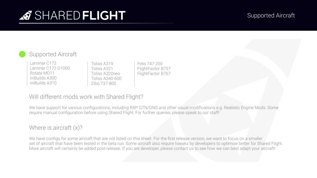 SharedFlight Release Date Announced - Threshold